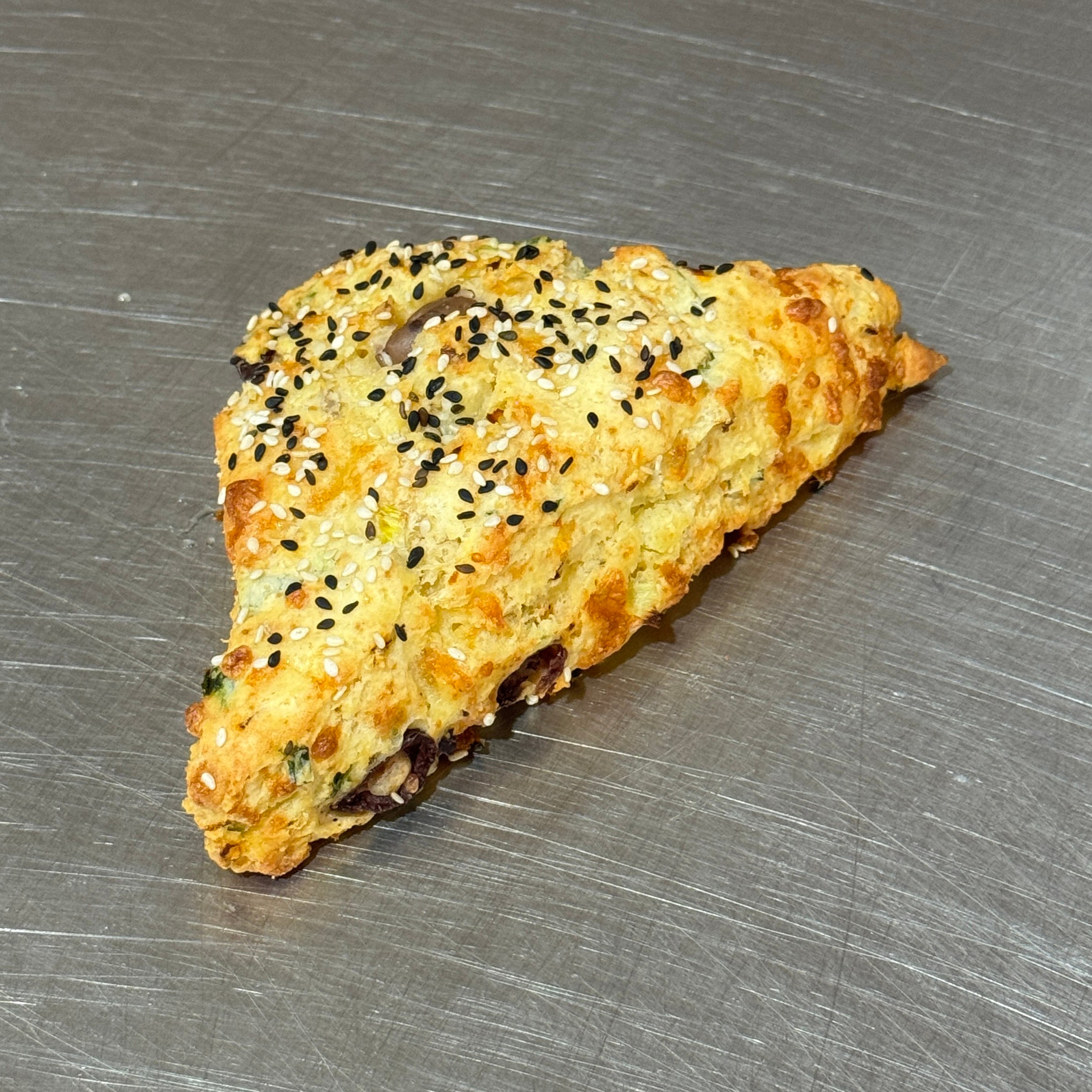 Cheddar, Chilli & Olive Scone | Brickfields Bakery