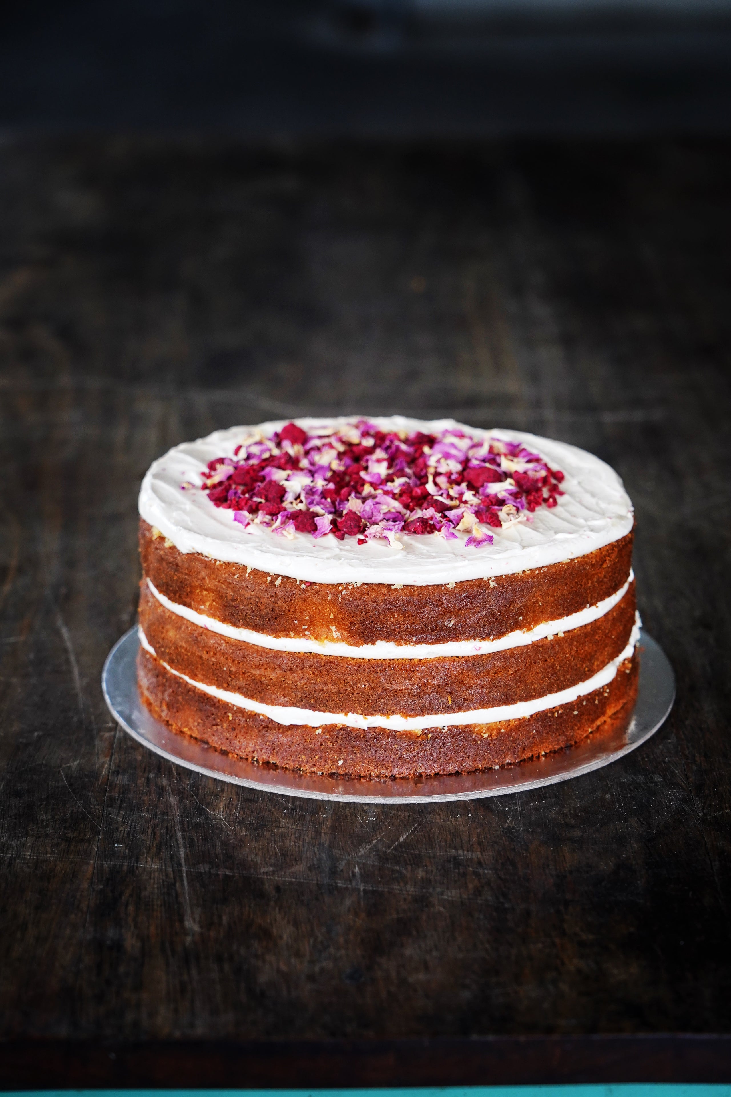 White Chocolate & Raspberry Cake | Brickfields Bakery