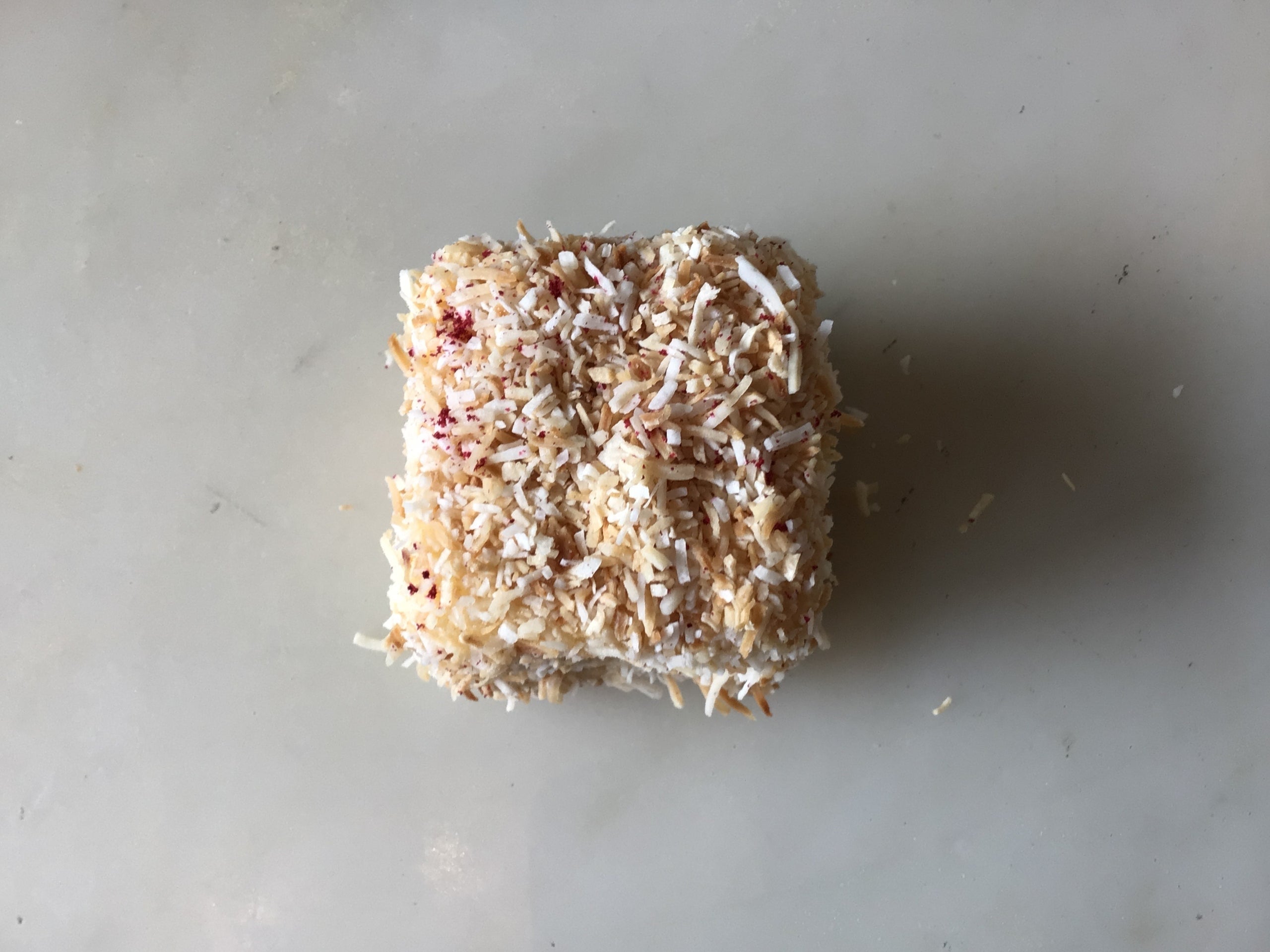 White Chocolate Lamington | Brickfields Bakery